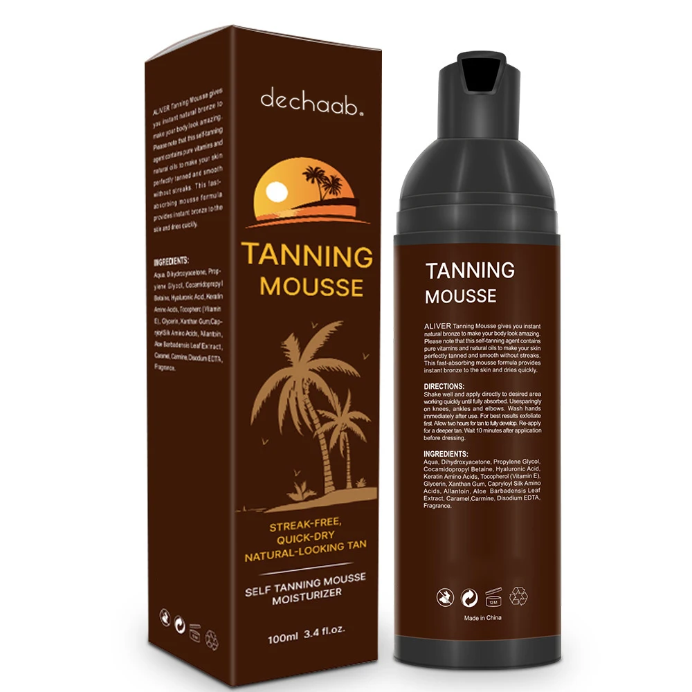 Private Label Organic Vegan Sunless Tanner Ultra Dark Self Tanning Fake ...