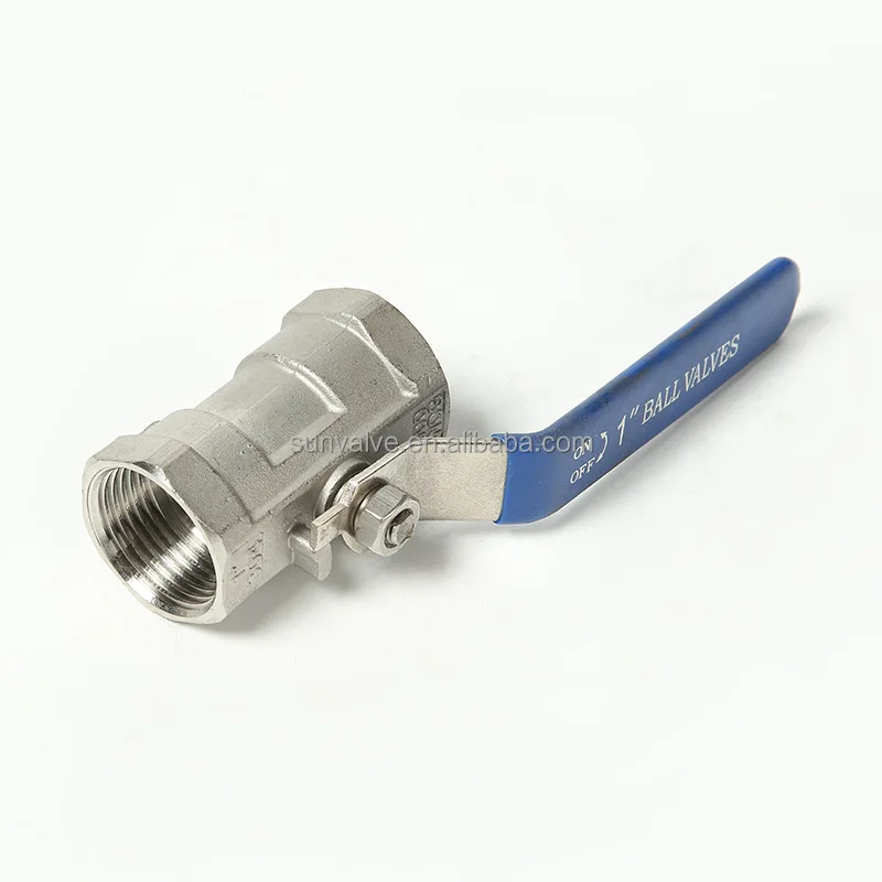 Stainless Steel 1'' Ball Valve WOG 1000 PSI CF8 One Piece