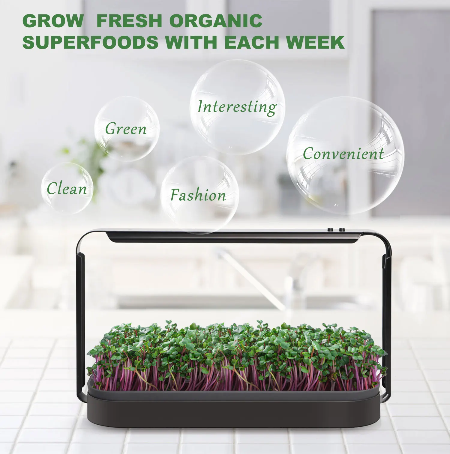 Planters Sprouts And Microgreens Herbs Grow Germination Kits Smart ...