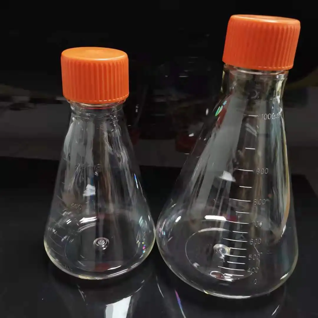 Hiyi Best Selling Erlenmeyer Flasks With Screw Cap Cell Culture Sterile ...
