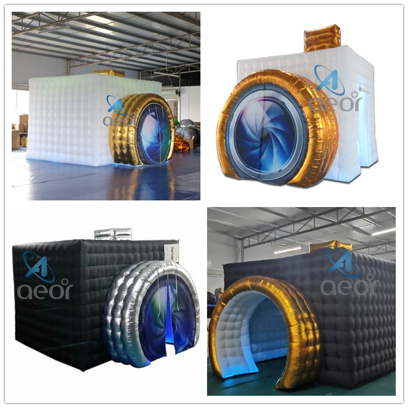 Custom Inflatable Photobooth Led 360 Photo Booth Inflatable Cube Photo ...