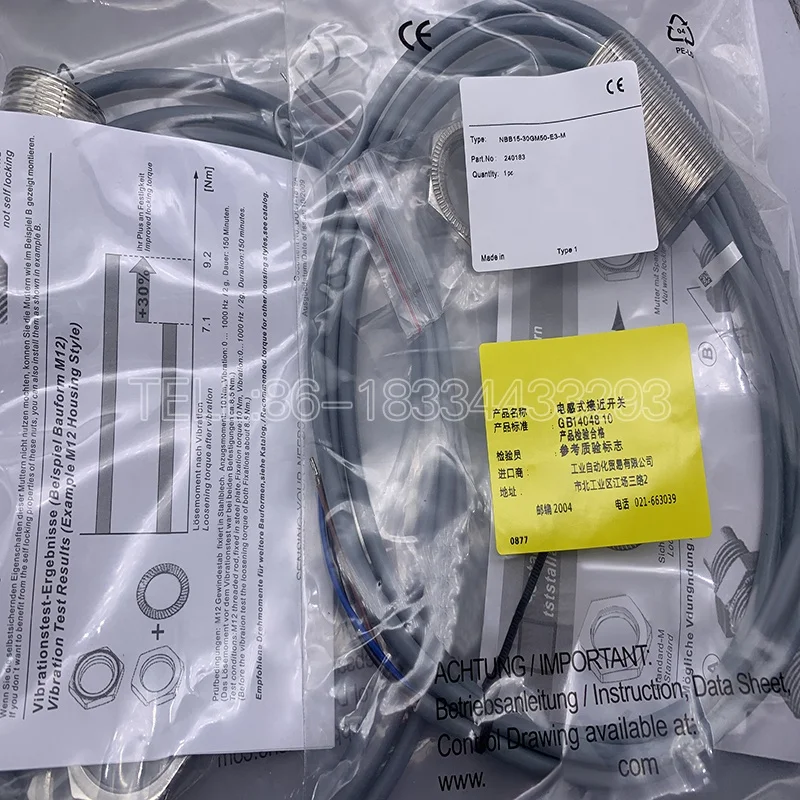 High Quality Nbb15-30gm50-a0 Nbb15-30gm50-a2 New Original Inductive Proximity Switch Sensor In ...