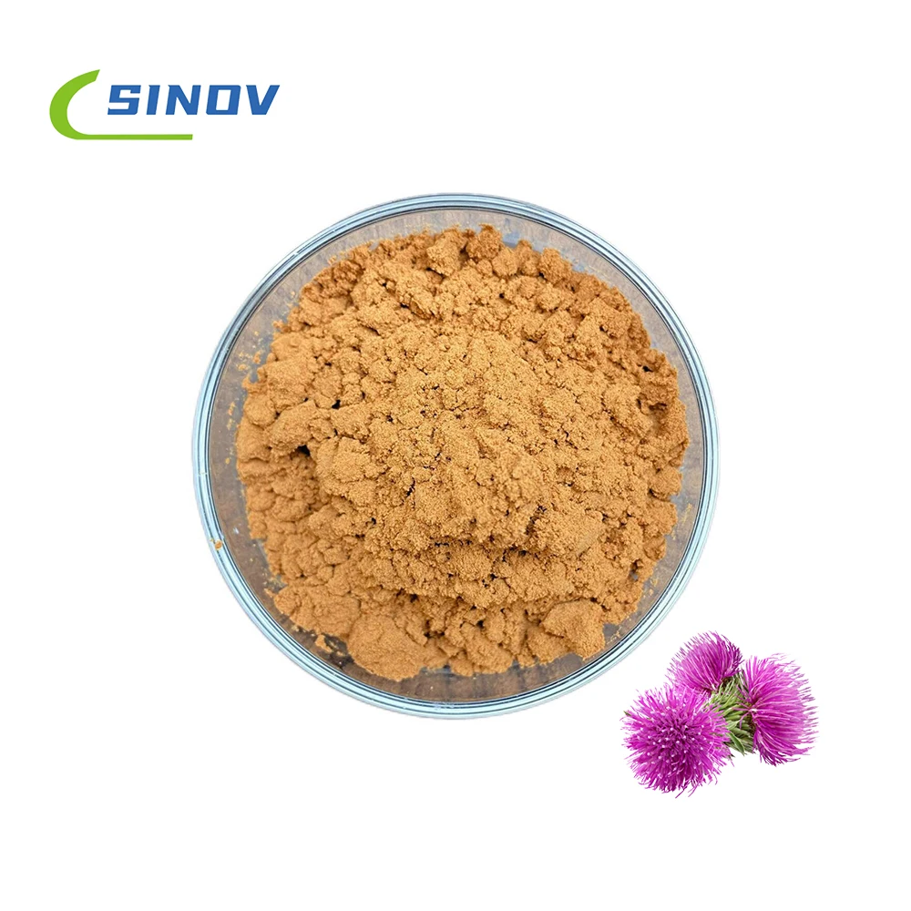 Organic Milk Thistle Extract Powder for Liver Health Water Souluble 80% ...