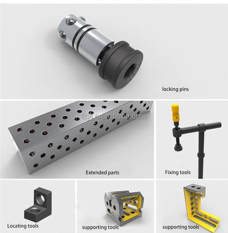 Fast Clamping 16mm Ball Lock Bolt for 5/8" Fixture Tables