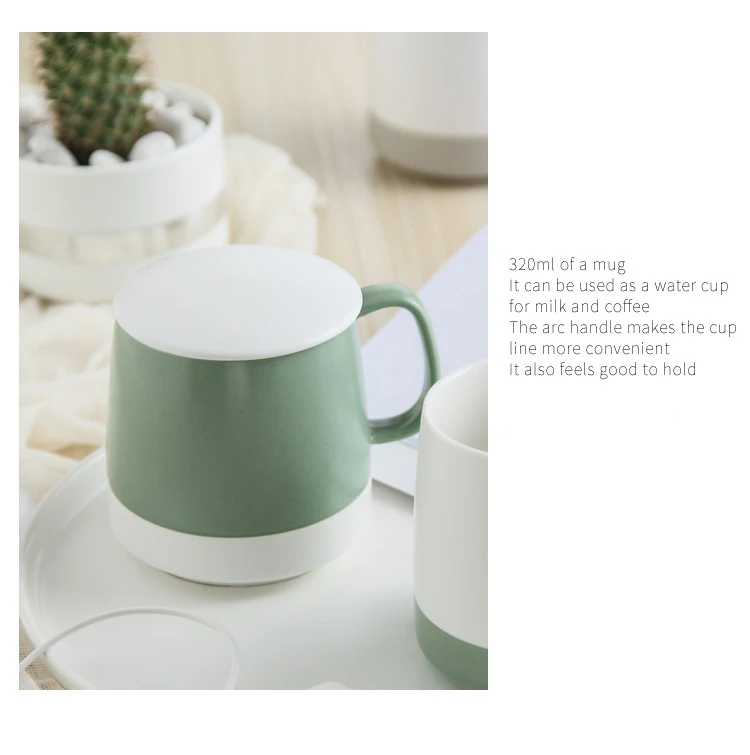 European Style Simple Modern Creative Matte Ceramic Mug With Scented ...