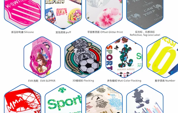 Colorful Flock Heat Transfer Flock Patch For Single Jersey - Buy ...