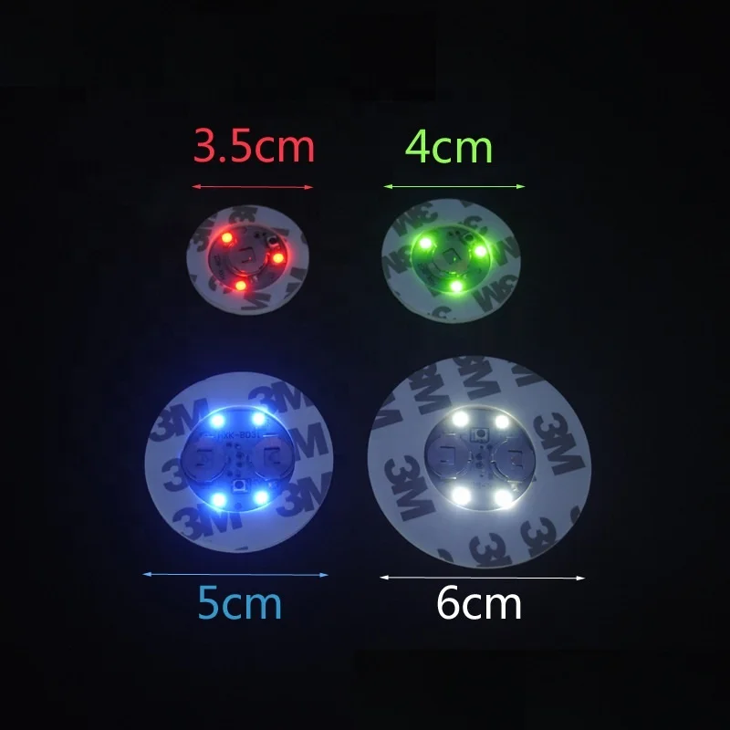 LED Bottle Stickers - Fun Lighting for Parties & Events