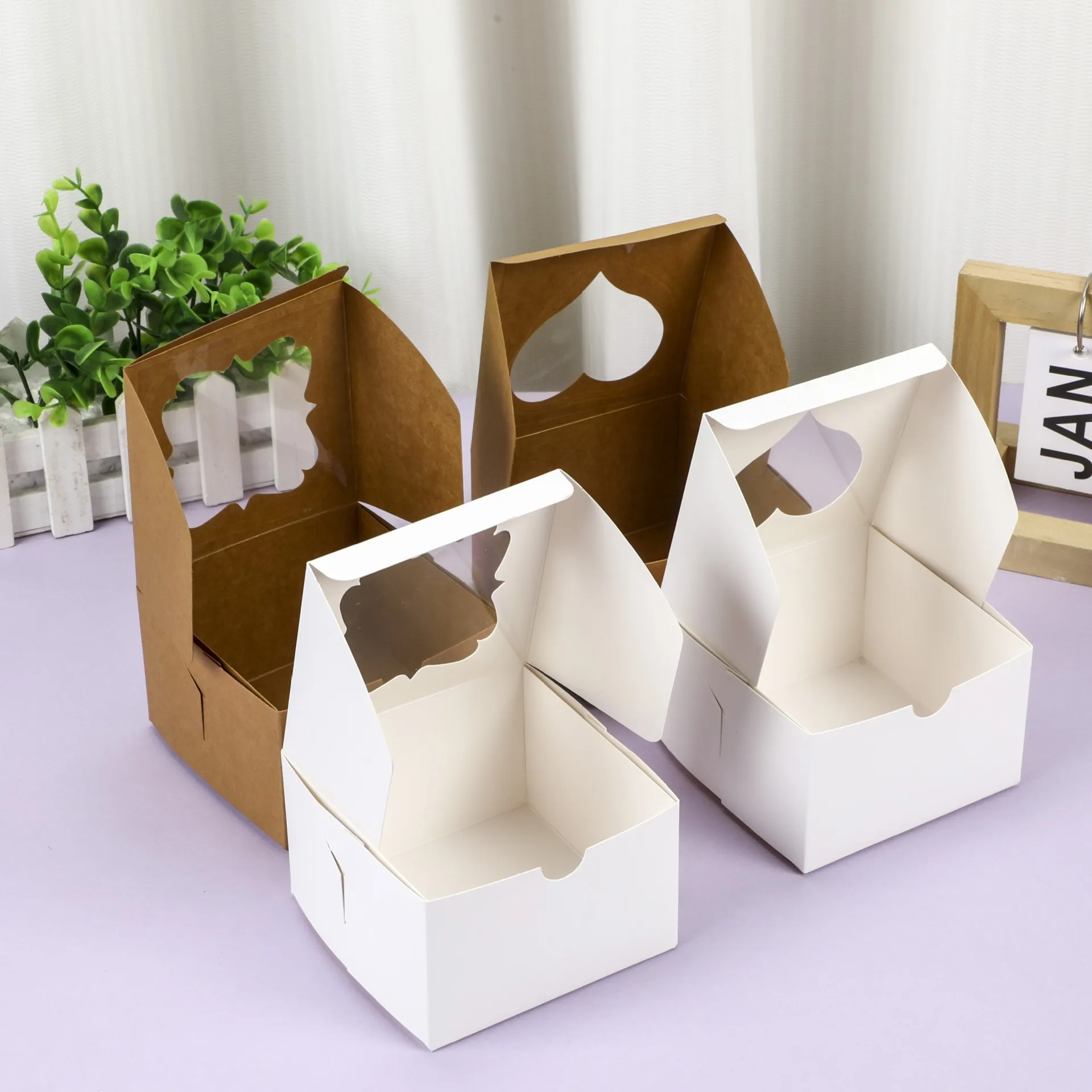 Customised Kraft Bakery Cake Boxes - Perfect for Desserts