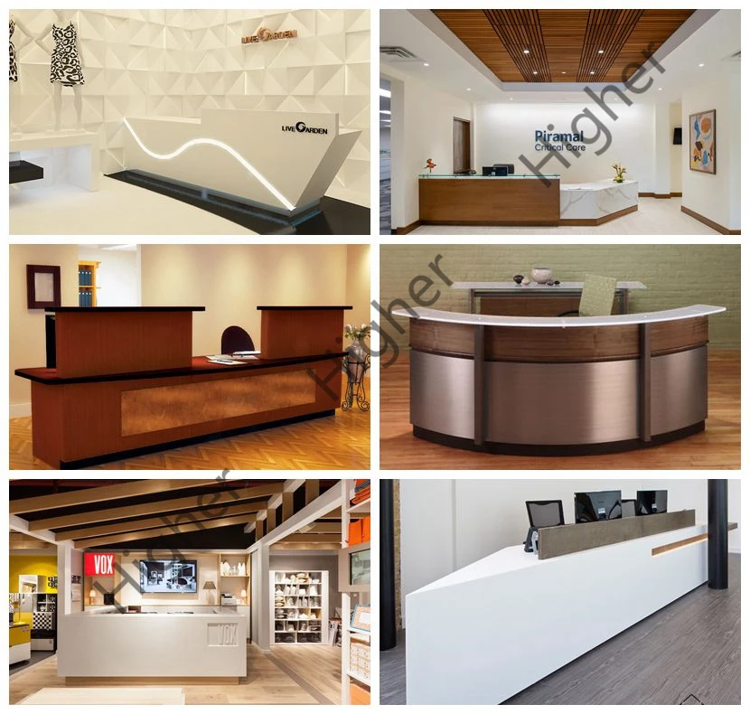 Modern Cashier Counter Table for Retail Boutique Shop