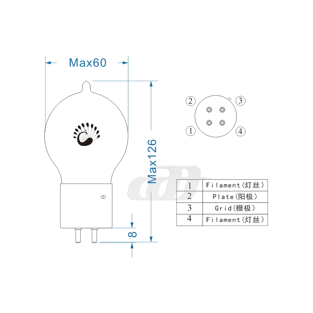 Psvane We205d Audio Amplifier Vacuum Tube Valve For Hifi Electron Tube ...