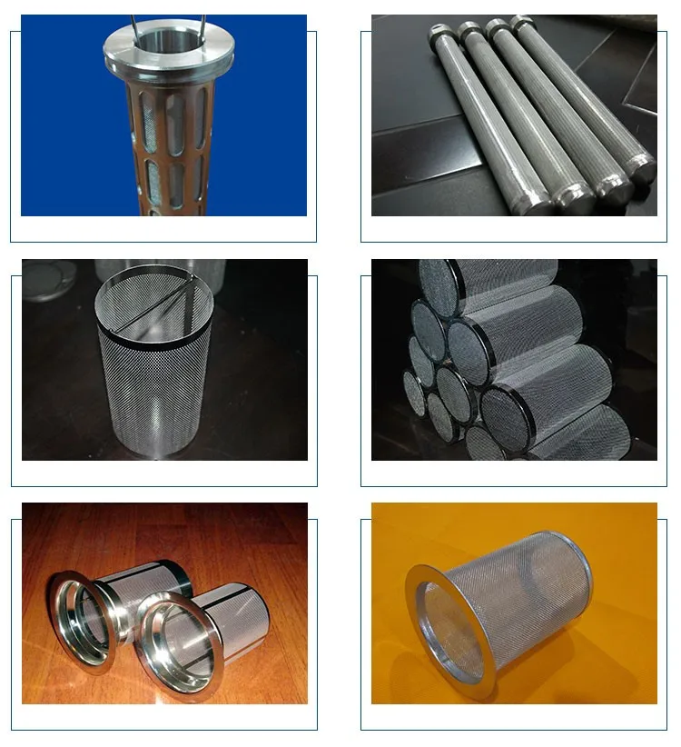 Customize Stainless Steel Filter Coil Wire Mesh Filters