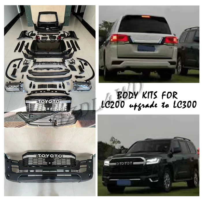 Gzdl4wd Body Kit Car Bumpers For Landcruiser Fj200 Lc200 2016-2018 ...