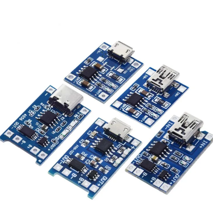TP4056 18650 Module - Efficient 5V 1A Lithium Battery Charger