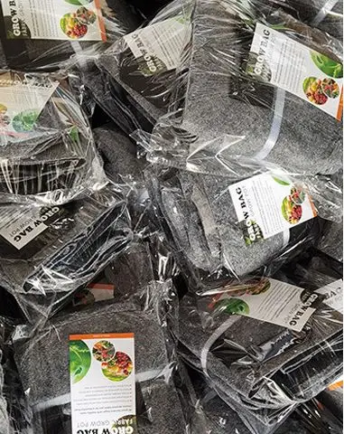 Garden Hydroponic Black 1 2 3 5 7 10 15 20 25 30 Gallon Felt Vegetables ...