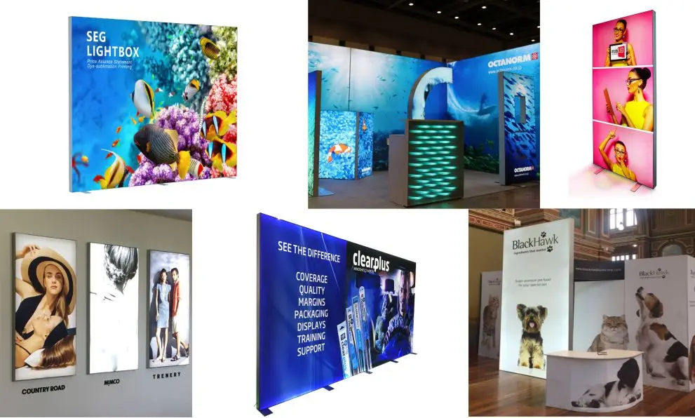 Aluminum Frame Display Reusable Easy Install Advertising Light Boxes ...