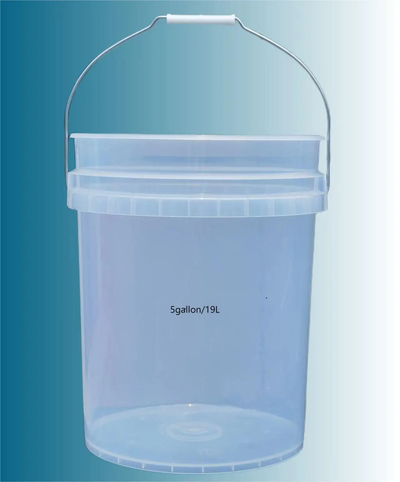 Graduated Measuring Bucket 5 Gallon Plastic Pail Made From Semi ...