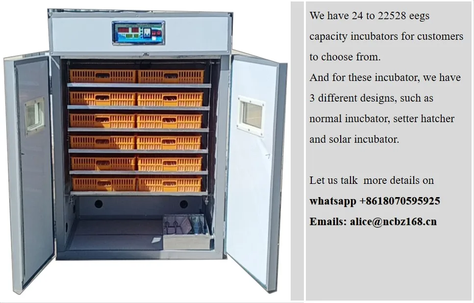 Chicken Incubator - Automatic Hatching Machine for Polygamy Poultry ...
