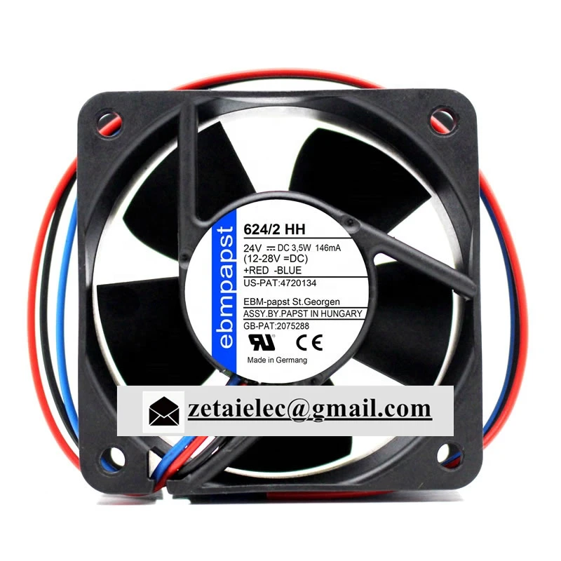 624/2hh New Original Ebmpapst Fans In Stock 60mm Dc 24v 146ma 3.5w ...