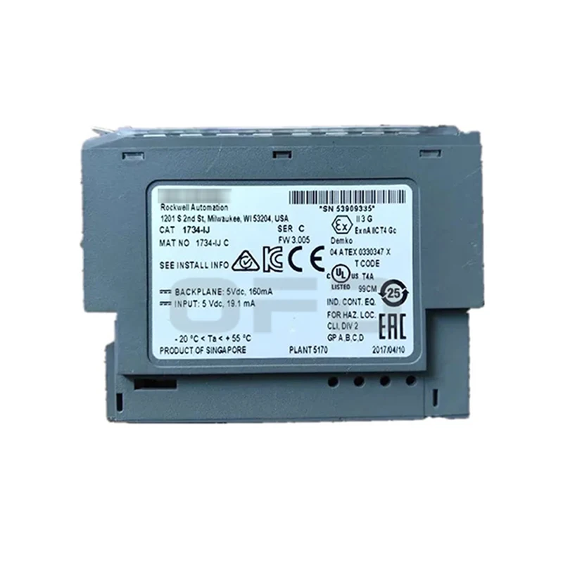 Original 1734-ij Allen-brad Ley Plc Point I/o 5v Dc Incremental Encoder ...