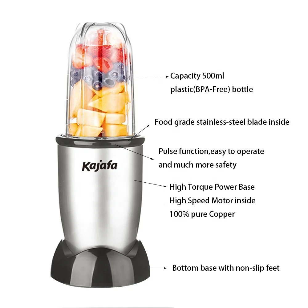 Kajafa Juice Blender with 700ml Take Go Bottle - Quiet Motor