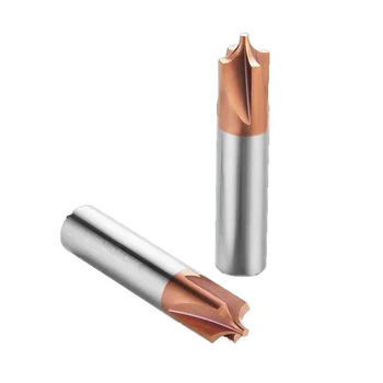 Carbide Radius Corner Rounding Cutter End Mill Cnc Tool Inner R1 R2 R3 Chamfering Outside Radii ...