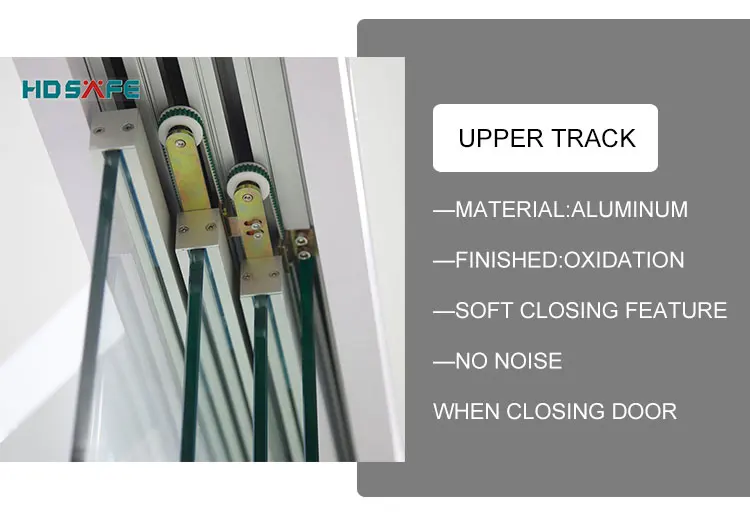 Exterior Synchronous Soft Closing Glass Sliding Doors