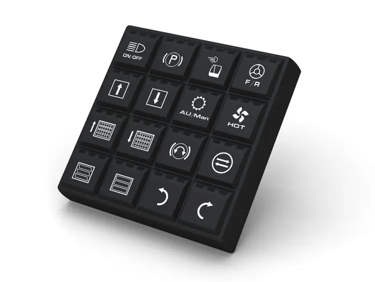 16 Buttons Professional Intelligent CAN Bus Keypad IP67