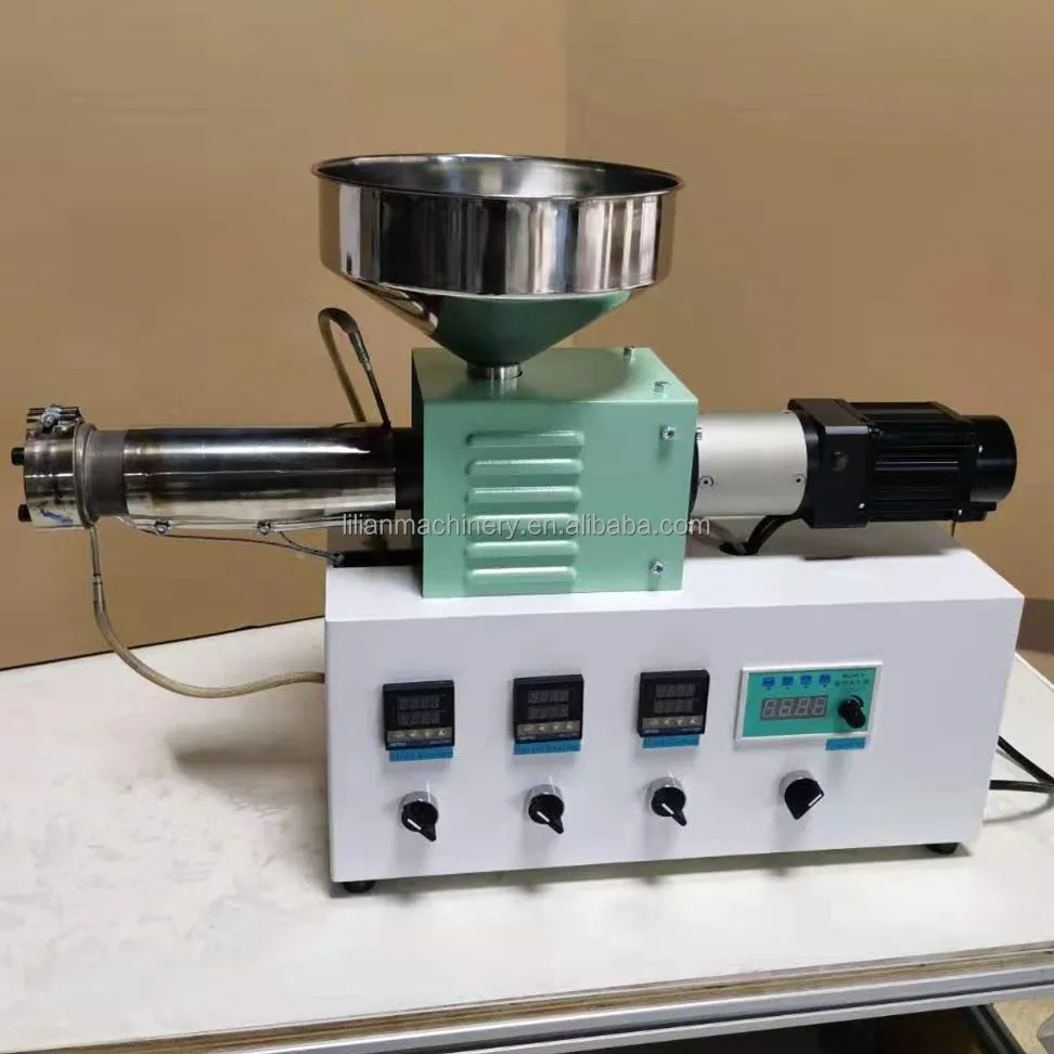 Sj25 High Temperature Peek Ptfe Screw Extruder Small Laboratory Desktop ...