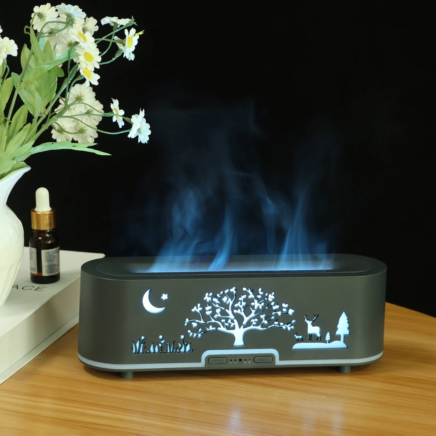 Alibaba.com: New Flame Aromatherapy Machine, Large Fog Volume, Colorful ...