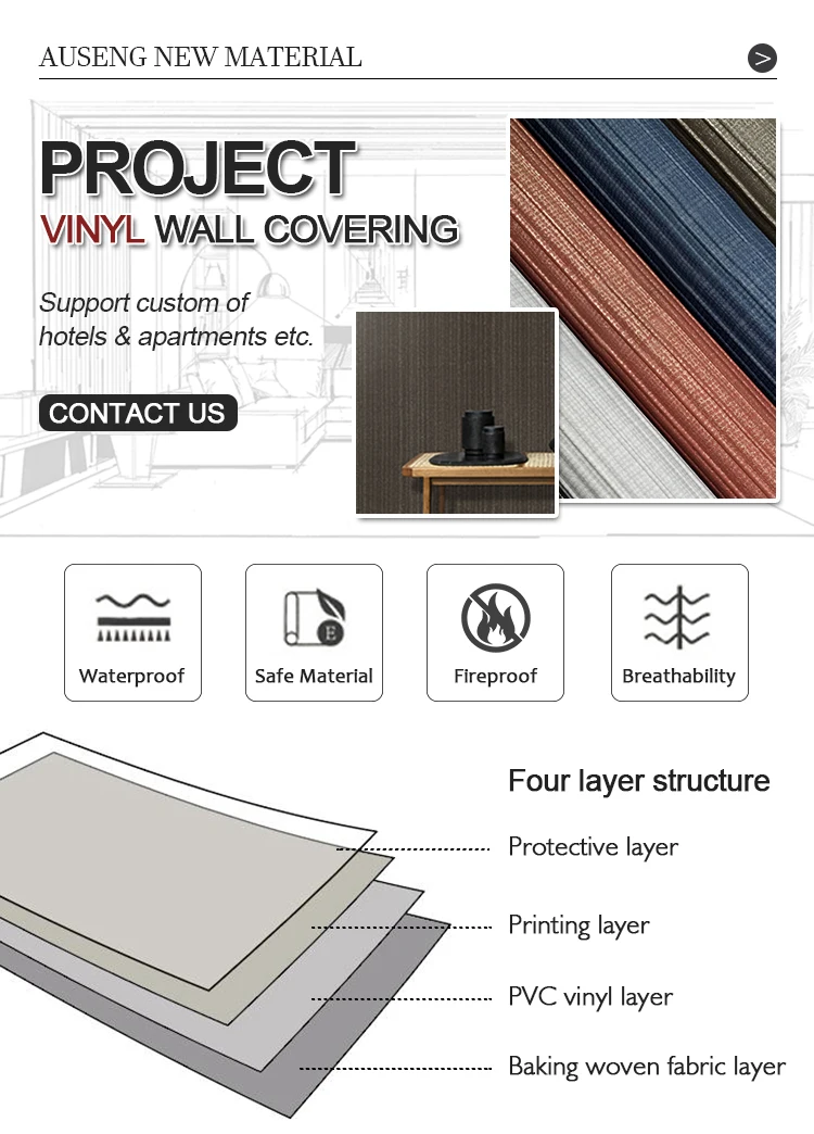 Popular High Quality Fireproof Pvc Commercial Room Project Designer ...