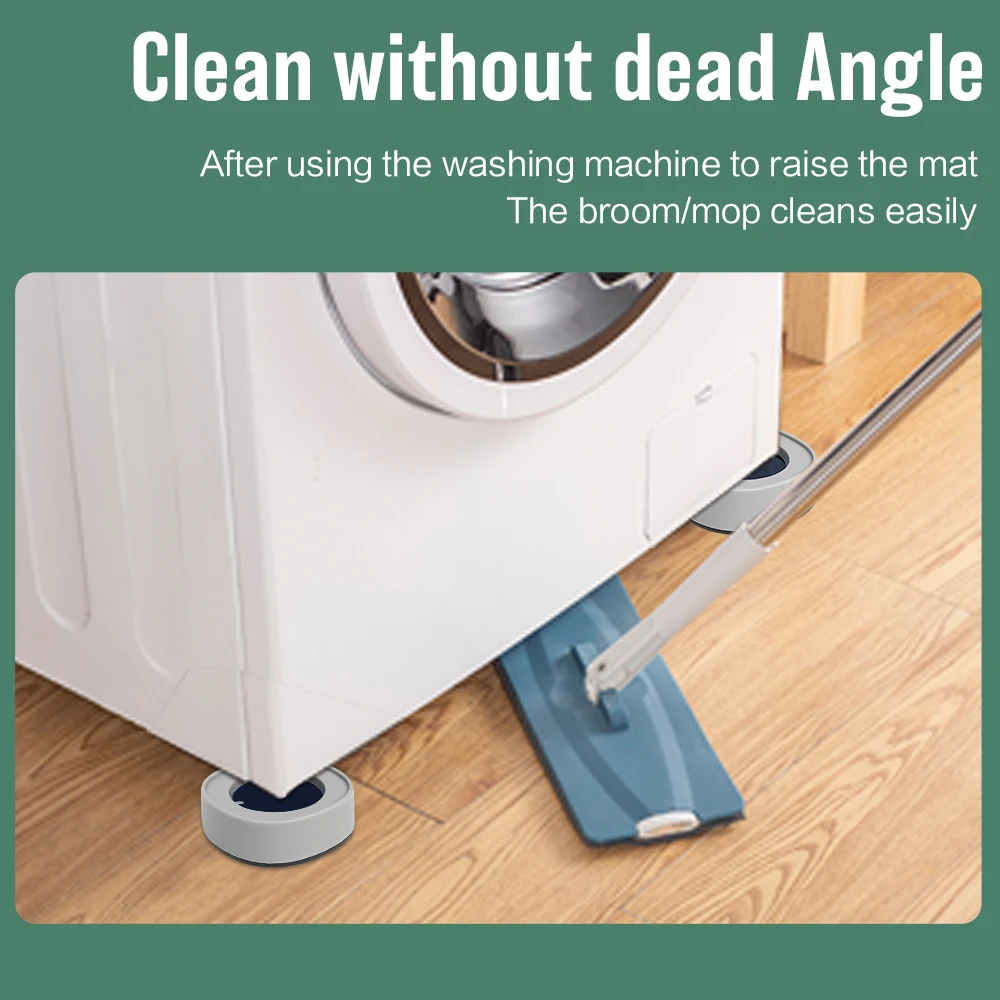 Zc Gel Anti Vibration Feet Pads Washing Machine Foot Pad Shock ...