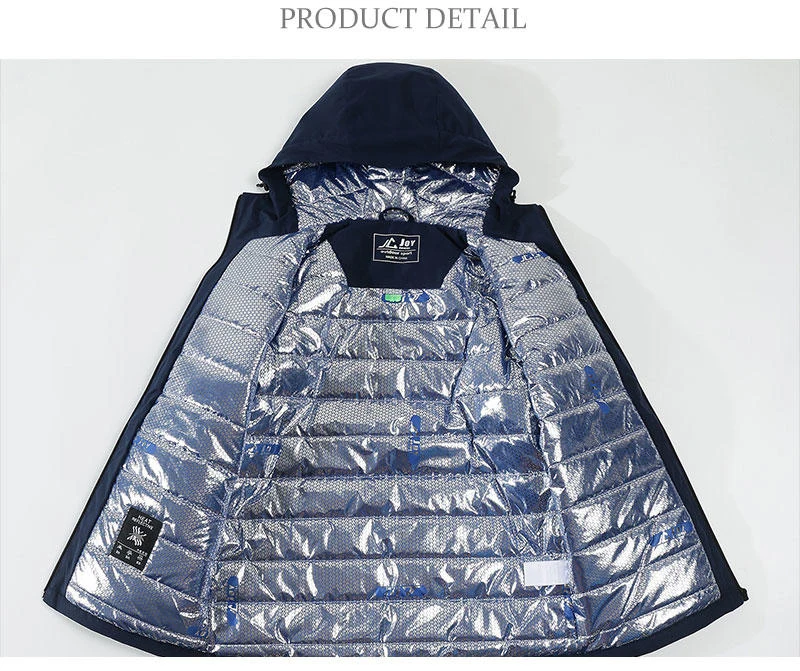 Oem Thermal Reflective Jacket Recycled Polyester Rpet Quilted ...