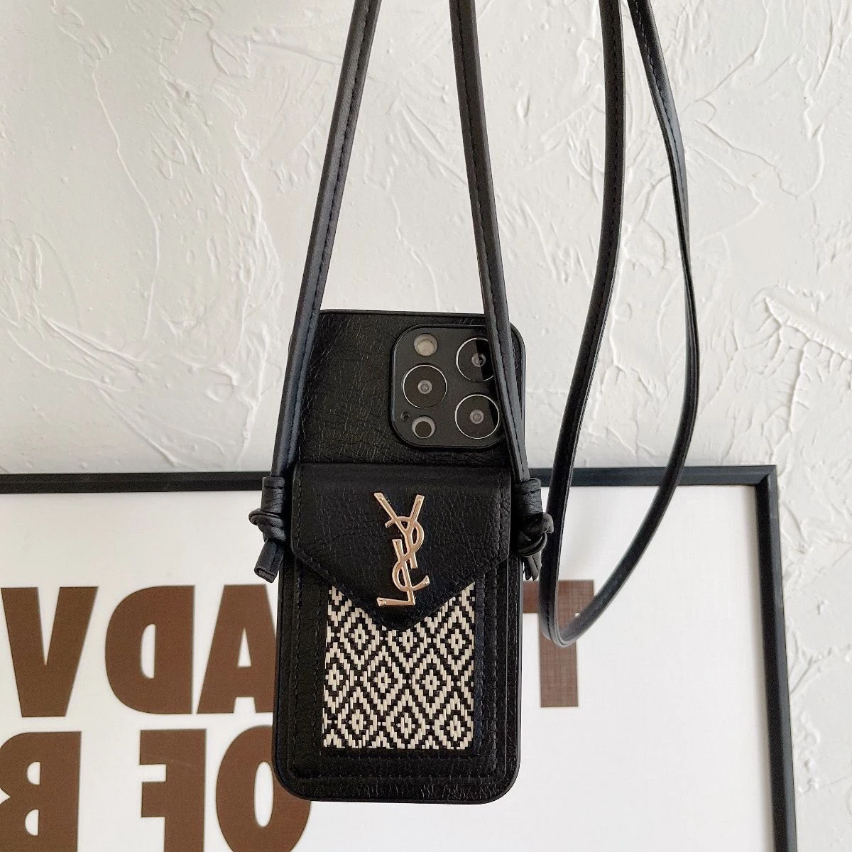 Fashion Brand Crossbody Card Bag Cortex Phone Cover Apple Mobile Phone ...