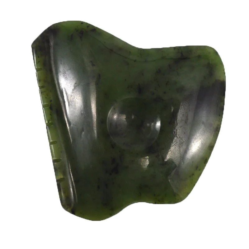 Nephrite Jade Gua Sha - Anti-Aging Facial Massage Tool
