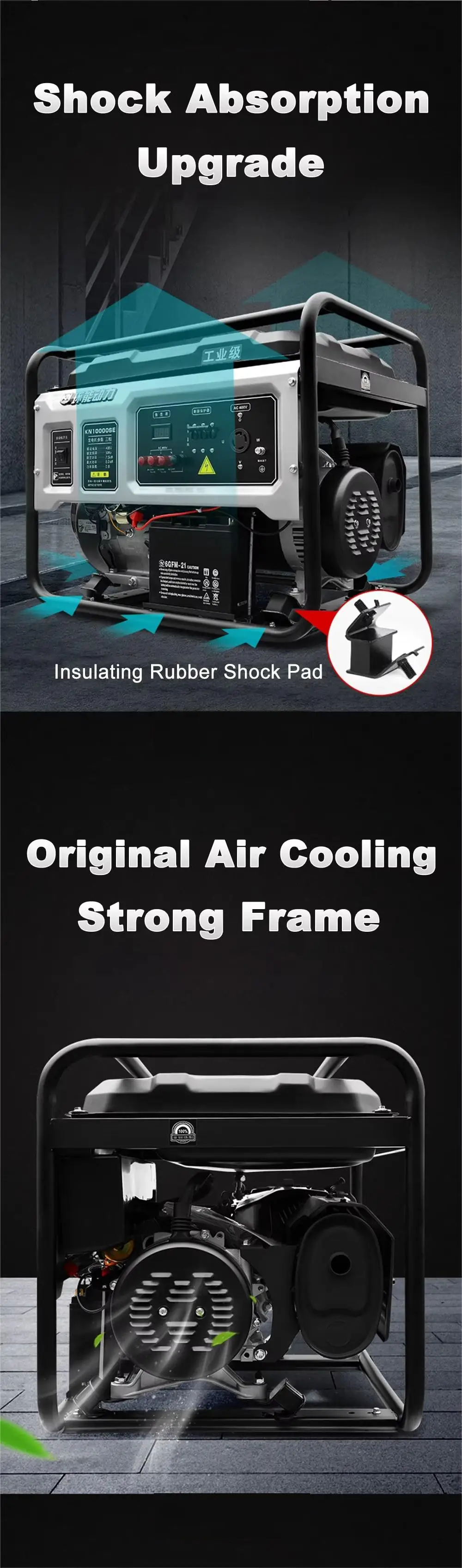 Soundproof Inverter Gasoline Generator Frequency Conversion Portable ...