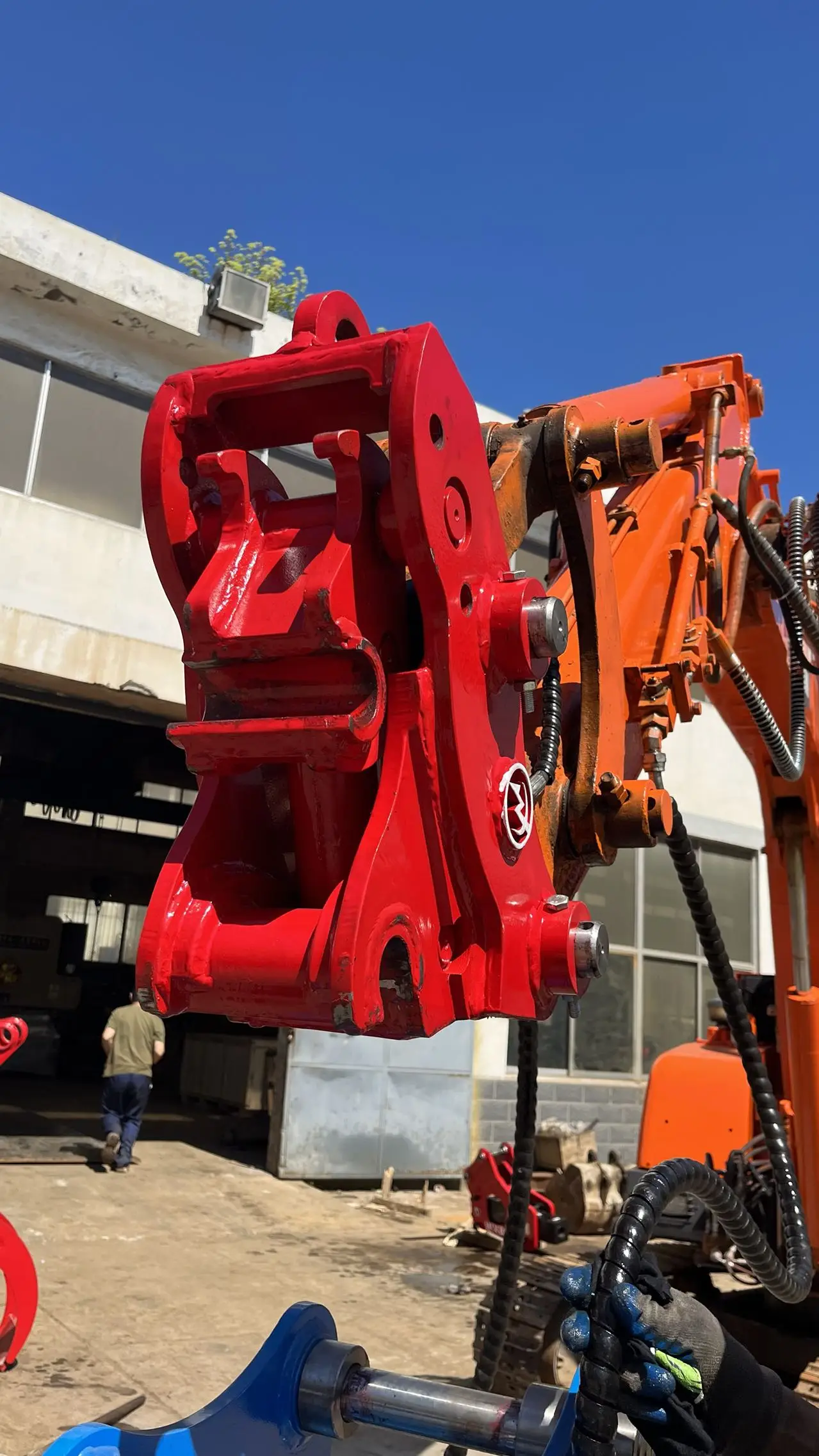 Excavator Hydraulic Quick Hitch Coupler - Mini Tiltrotator