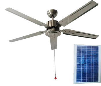 Outdoor Stainless Steel 40w Solar Dc Ceiling Fan 52 Inch For Patio ...