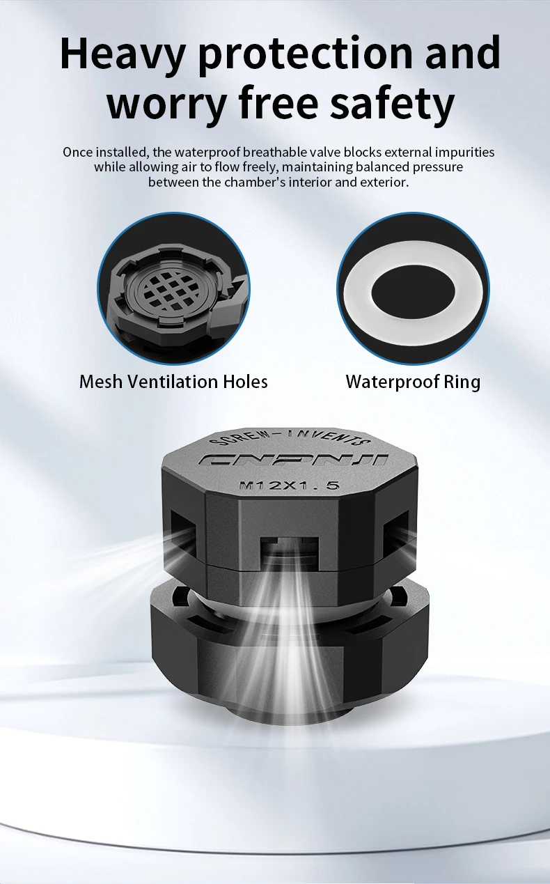 IP68 M12 air Breather Vent Plug Gore Breathable Waterproof Breather ...