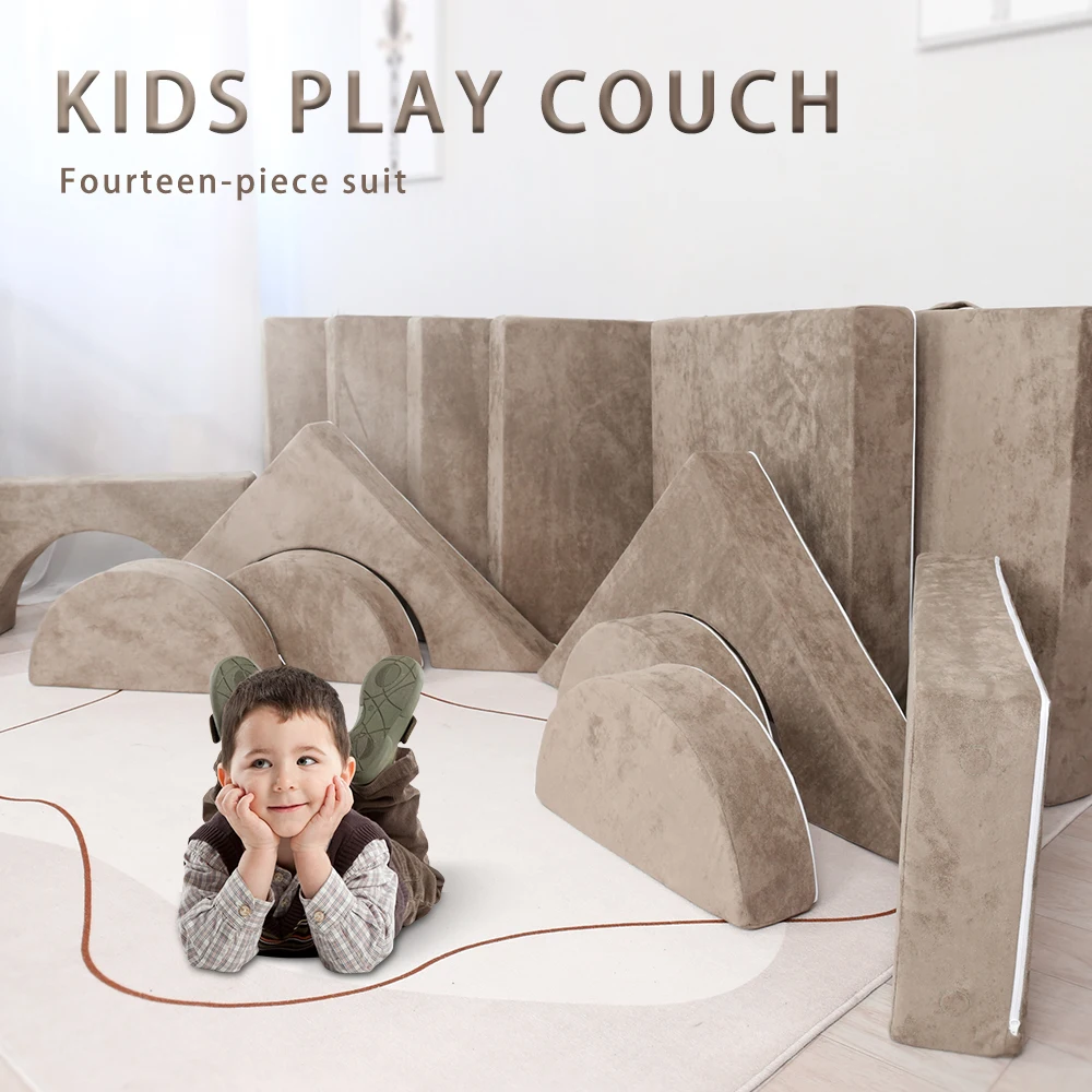 SAIEN Play Couch Builds - Modern, Foldable Children's Sofa