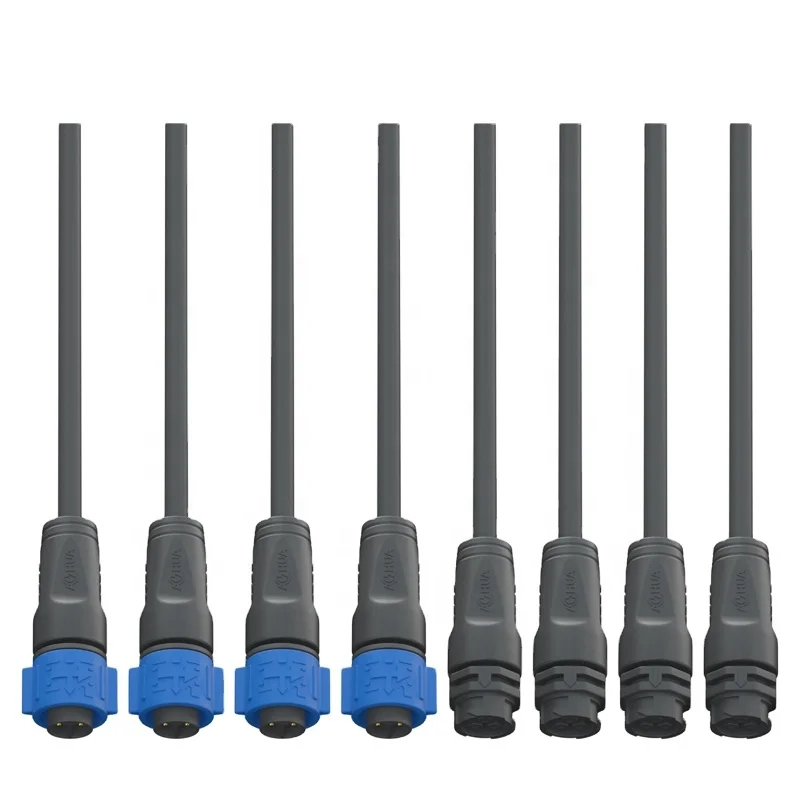 Fast Connector 3 Pin Female Waterproof Connector Nylon Quick Connect ...