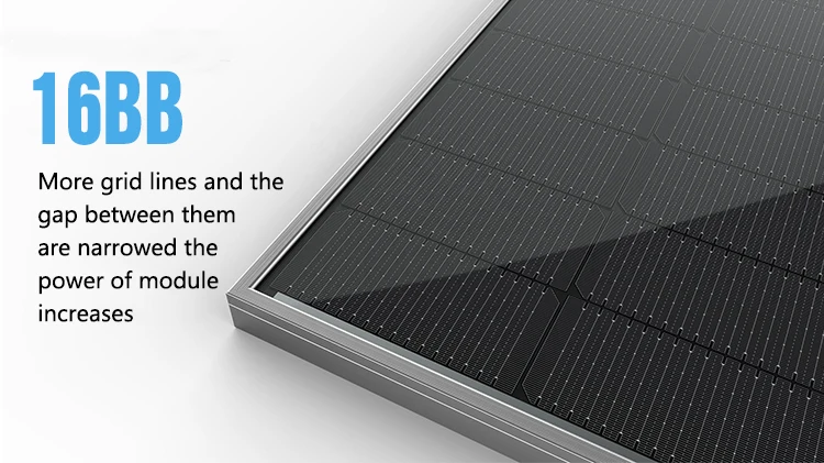 Tire 1N Type Bifacial Full Black Solar Panel 430W-440W