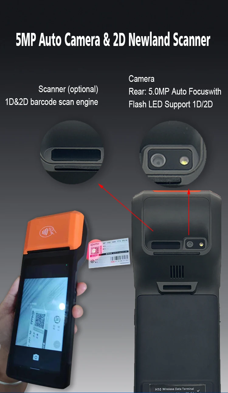 Senraise Android Smart Mobile POS Terminal with NFC Reader