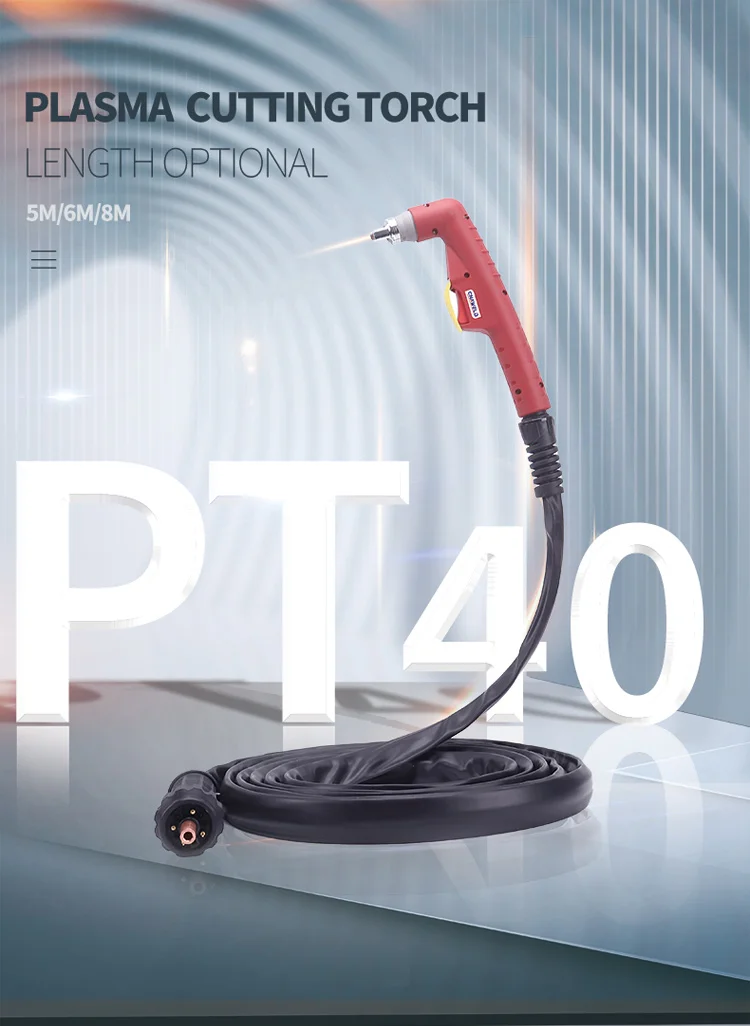 PT40 Plasma Cutting Machine - 40amp, Air Cooled, 6M Length