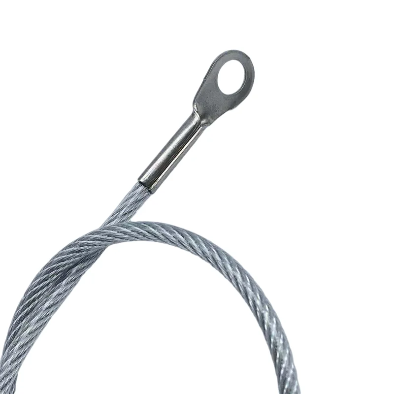 Stainless Steel Wire Rope Lanyard Cable Tether Safety Strap