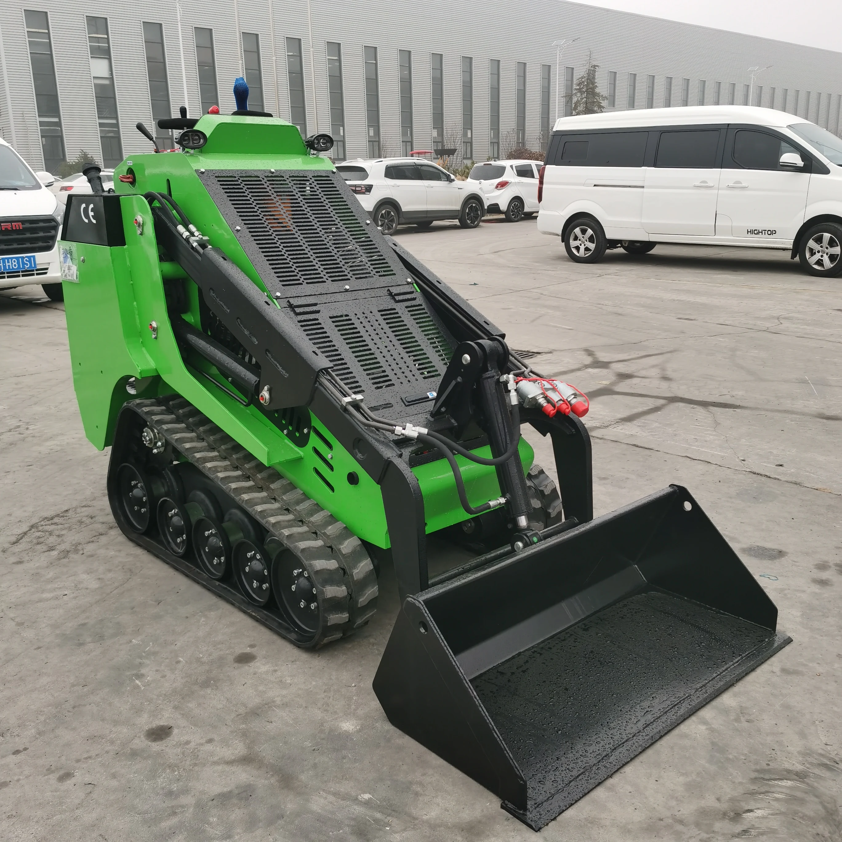 Chinese HT530 Mini Skid Steer Loader - Stump Grinder with Track