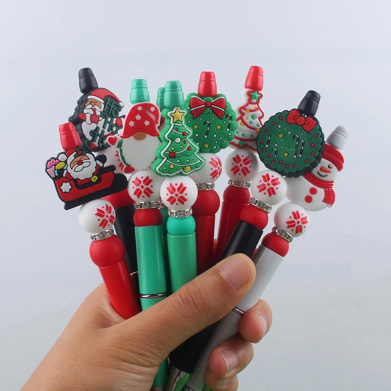 Wholesale Silicone Beads Charm Accessories Printed Blanks Ballpoint ...