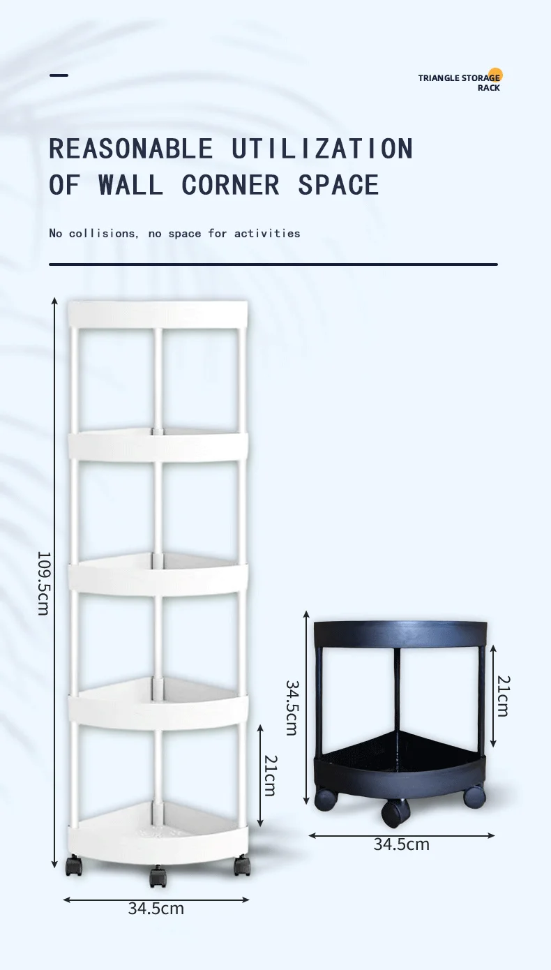 Kitchen Vertical Triangular Storage Rack,Bathroom Plastic Storage Rack ...