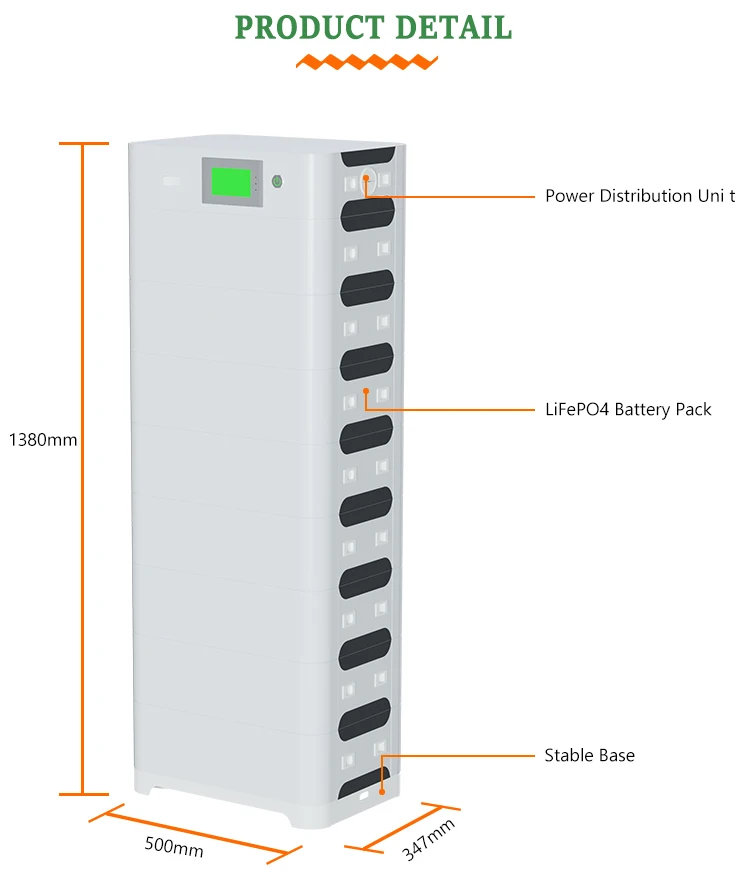 High Voltage Stack Battery Lifepo4 Lithium Battery Pack For 5kw - 25kw ...