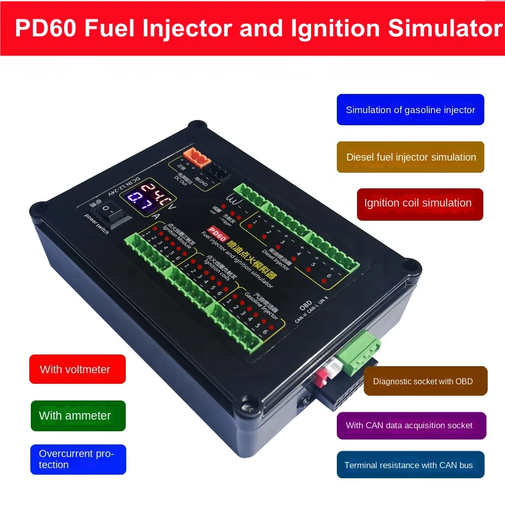 PD60 Fuel Injection Ignition Simulator - ECU Testing Tool