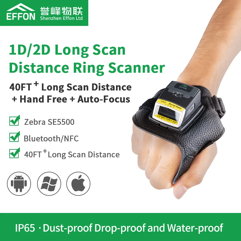 Long Distance Reading Se5500 Scan Engine Wireless Bluetooth Glove ...